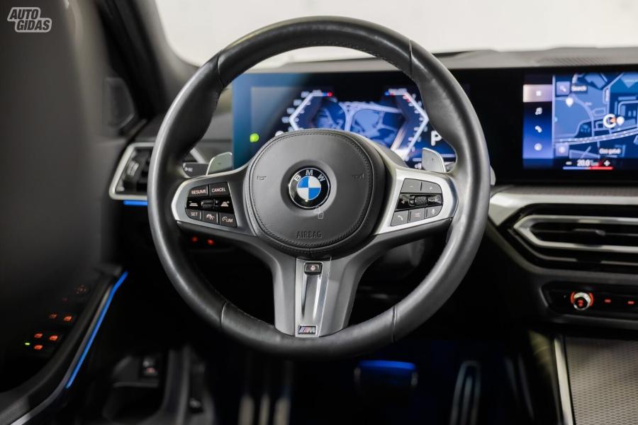 Black BMW 320 2023 in Vilnius, with an engine capacity of 2.00 L and mileage of 88 thousand km for 32988 €, photo 25 on AUTOMOTO.COM.LV