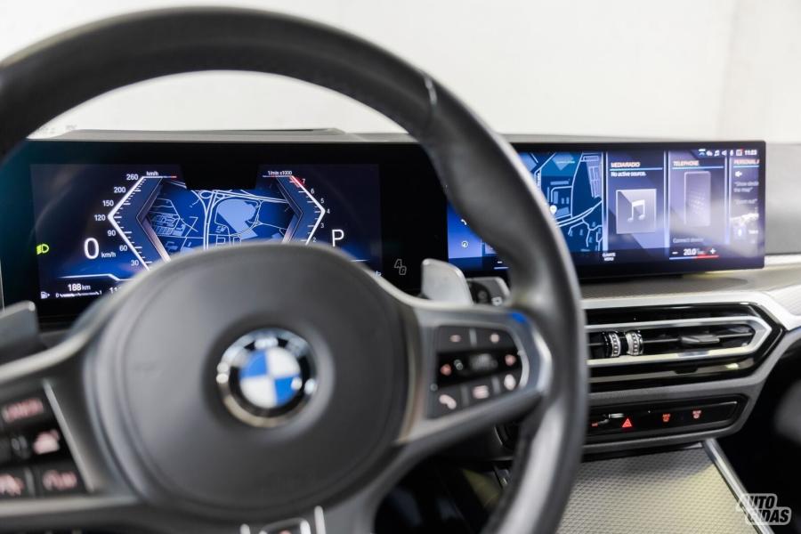 Black BMW 320 2023 in Vilnius, with an engine capacity of 2.00 L and mileage of 88 thousand km for 32988 €, photo 26 on AUTOMOTO.COM.LV