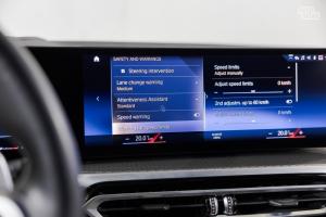Black BMW 320 2023 in Vilnius, with an engine capacity of 2.00 L and mileage of 88 thousand km for 32988 €, photo 30 on AUTOMOTO.COM.LV