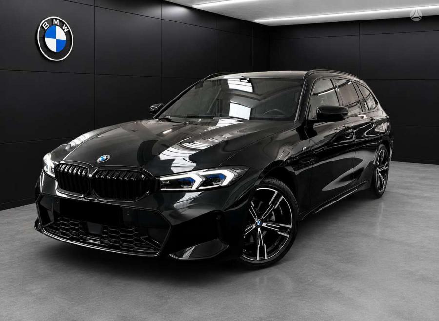 Black BMW 320 2023 in Tukums, with an engine capacity of 2.00 L and mileage of 149 thousand km for 28990 €, photo 1 on AUTOMOTO.COM.LV