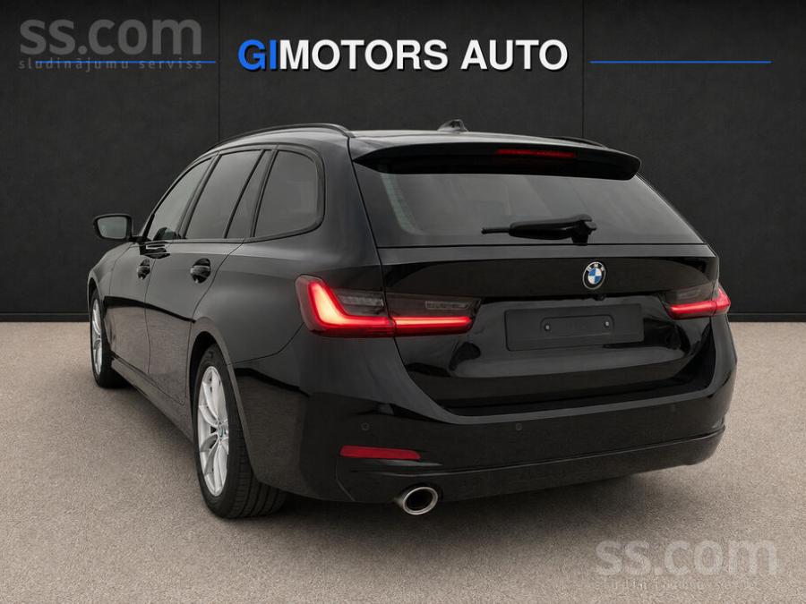 Black BMW 320 2023 in Riga, with an engine capacity of 2.00 L and mileage of 155 thousand km for 23900 €, photo 6 on AUTOMOTO.COM.LV