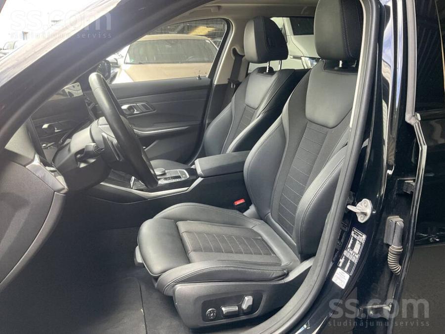 Black BMW 320 2023 in Riga, with an engine capacity of 2.00 L and mileage of 155 thousand km for 23900 €, photo 11 on AUTOMOTO.COM.LV