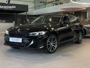Black BMW 320 2023 in Klaipeda, with an engine capacity of 2.00 L and mileage of 154 thousand km for 29771 €, photo  on AUTOMOTO.COM.LV