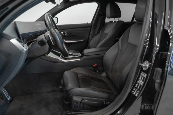 Black BMW 320 2024 in Vilnius, with an engine capacity of 2.00 L and mileage of 82 thousand km for 38400 €, photo 8 on AUTOMOTO.COM.LV