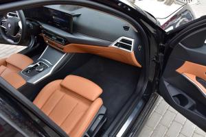 Black BMW 320 2025 in Vilnius, with an engine capacity of 2.00 L and mileage of 11 thousand km for 30700 €, photo 10 on AUTOMOTO.COM.LV