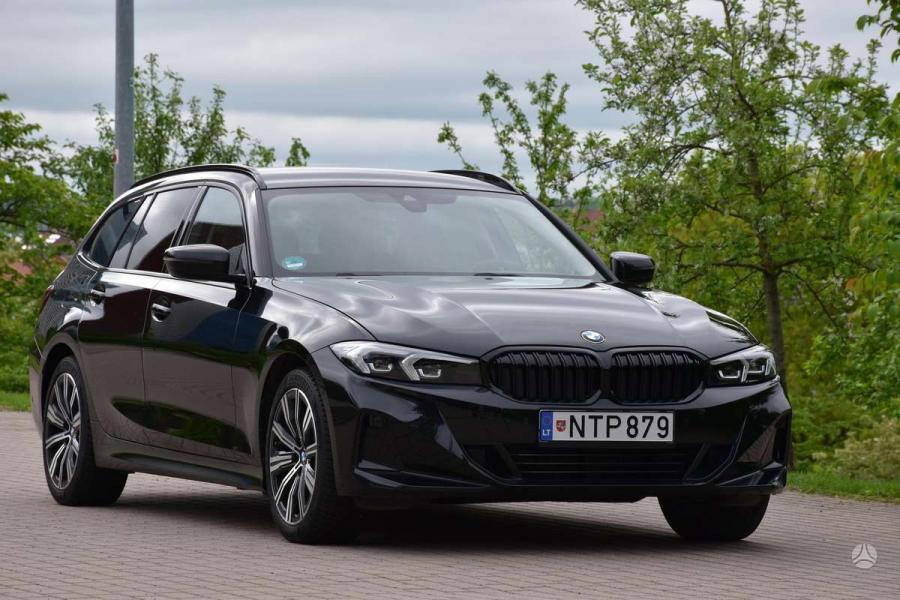 Black BMW 320 2025 in Vilnius, with an engine capacity of 2.00 L and mileage of 11 thousand km for 30700 €, photo 12 on AUTOMOTO.COM.LV