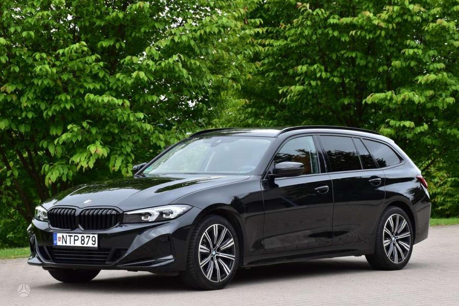 Black BMW 320 2025 in Vilnius, with an engine capacity of 2.00 L and mileage of 11 thousand km for 30700 €, photo 38 on AUTOMOTO.COM.LV