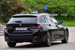Black BMW 320 2025 in Vilnius, with an engine capacity of 2.00 L and mileage of 11 thousand km for 30700 €, photo 39 on AUTOMOTO.COM.LV