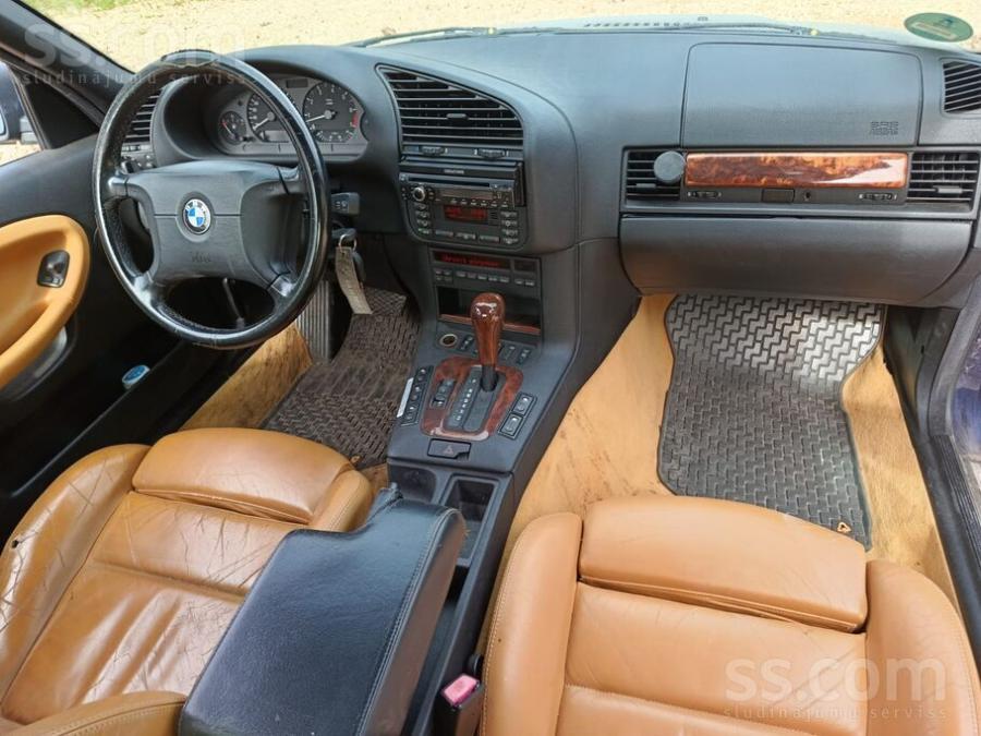 Blue BMW 320 1996 in Riga, with an engine capacity of 2.00 L and mileage of 199 thousand km for 4999 €, photo 12 on AUTOMOTO.COM.LV