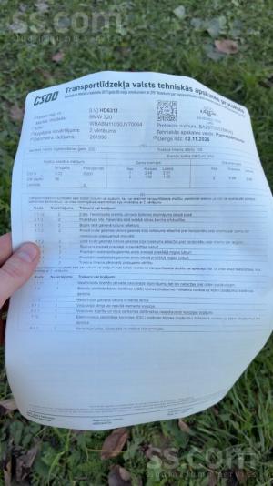 Синий БМВ 320 2000 в Балви, объемом двигателя 2.20 л и пробегом 263 тыс. км за 2999 €, фото 9 на AUTOMOTO.COM.LV