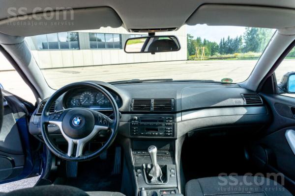 Blue BMW 320 2001 in Riga, with an engine capacity of 2.20 L and mileage of 204 thousand km for 7150 €, photo 10 on AUTOMOTO.COM.LV
