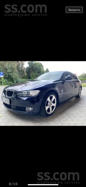 Blue BMW 320 2007 in Jelgava, with an engine capacity of 2.00 L and mileage of 174 thousand km for 5500 €, photo 12 on AUTOMOTO.COM.LV