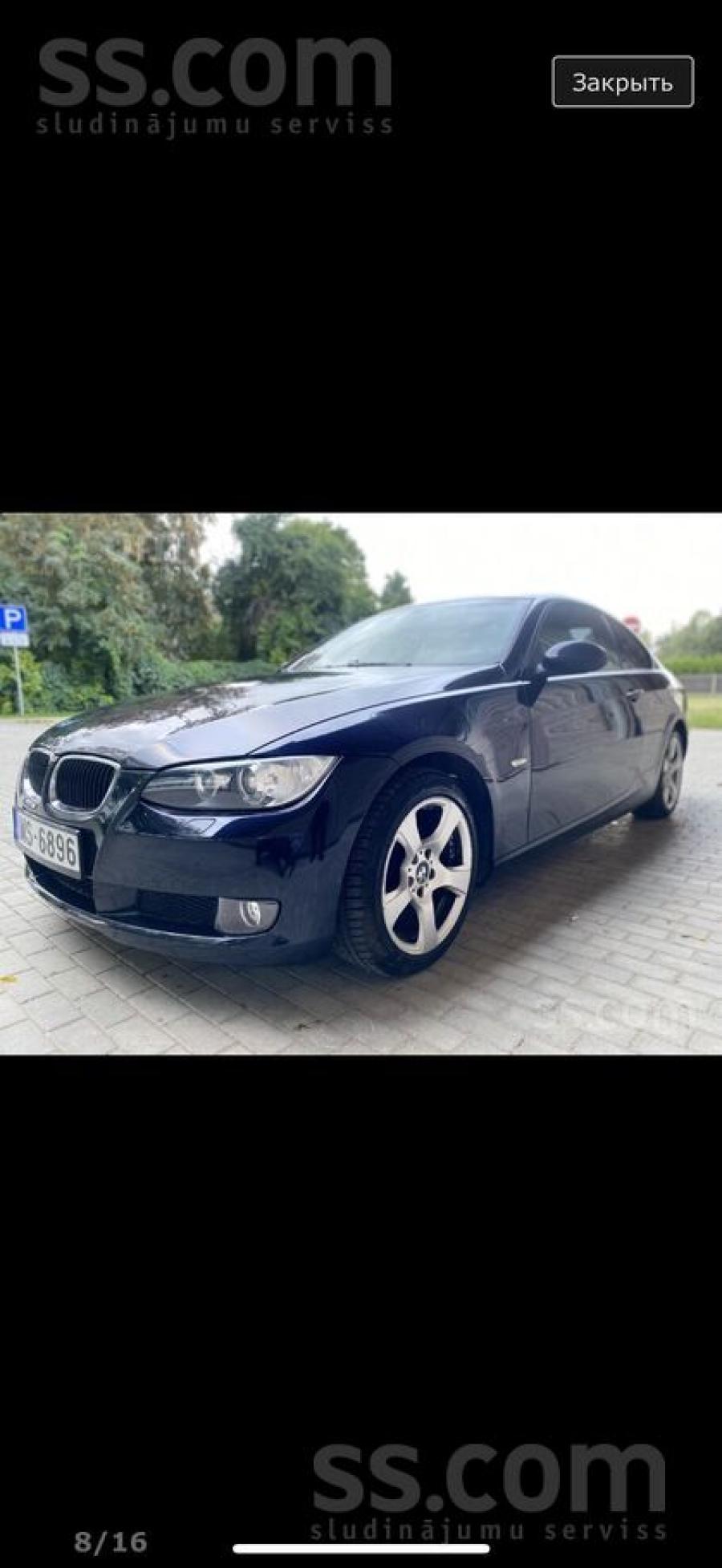 Blue BMW 320 2007 in Jelgava, with an engine capacity of 2.00 L and mileage of 174 thousand km for 5500 €, photo 12 on AUTOMOTO.COM.LV