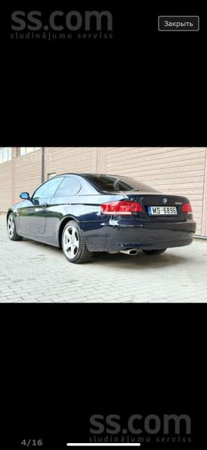 Blue BMW 320 2007 in Jelgava, with an engine capacity of 2.00 L and mileage of 174 thousand km for 5500 €, photo 16 on AUTOMOTO.COM.LV