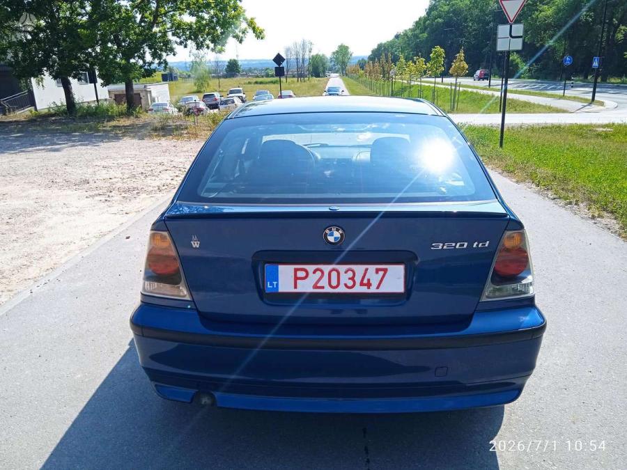 Синий БМВ 320 2002 в Алитус, объемом двигателя 2.00 л и пробегом 264 тыс. км за 2399 €, фото 9 на AUTOMOTO.COM.LV