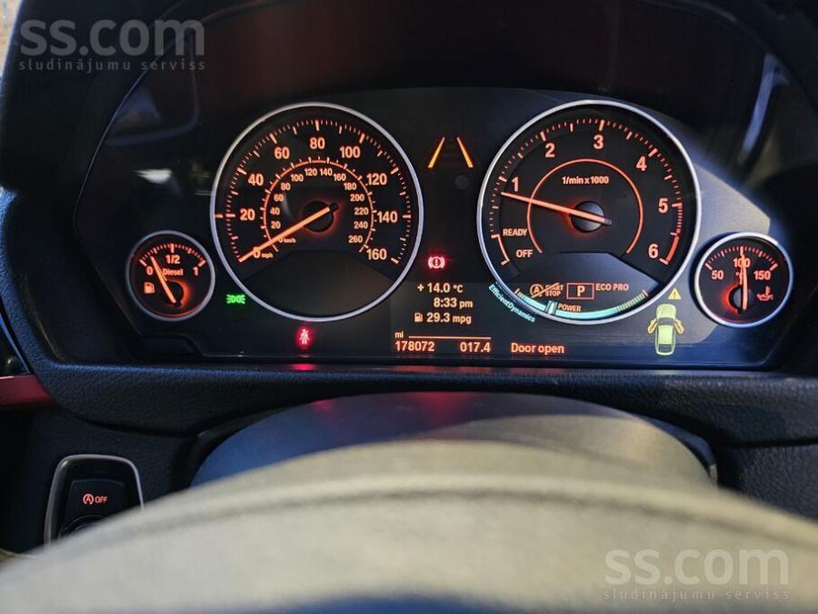 Zils BMW 320 2014 Rīga, ar dzinēja tilpumu 2.00 L un nobraukumu 290 tūkst. km par 5999 €, foto 8 vietnē AUTOMOTO.COM.LV