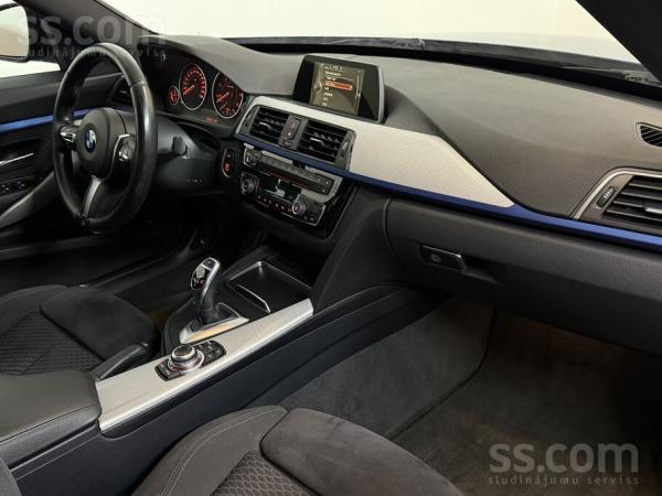 Blue BMW 320 2017 in Riga, with an engine capacity of 2.00 L and mileage of 238 thousand km for 15990 €, photo 7 on AUTOMOTO.COM.LV