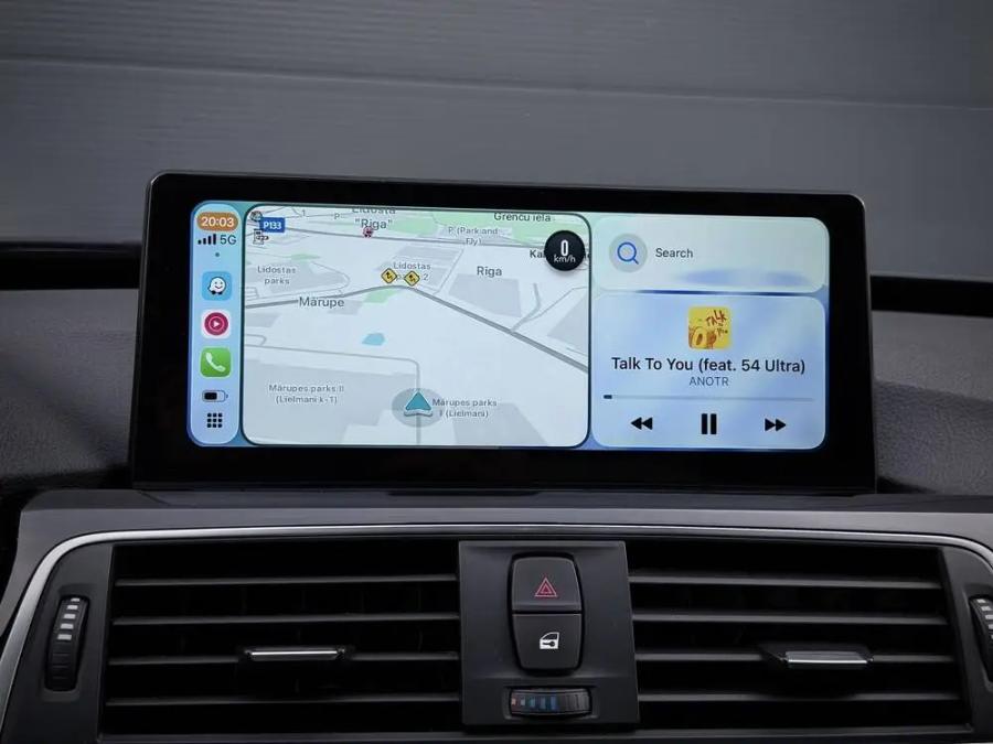 Blue BMW 320 2018 in Riga, with an engine capacity of 2.00 L and mileage of 227 thousand km for 14650 €, photo 16 on AUTOMOTO.COM.LV