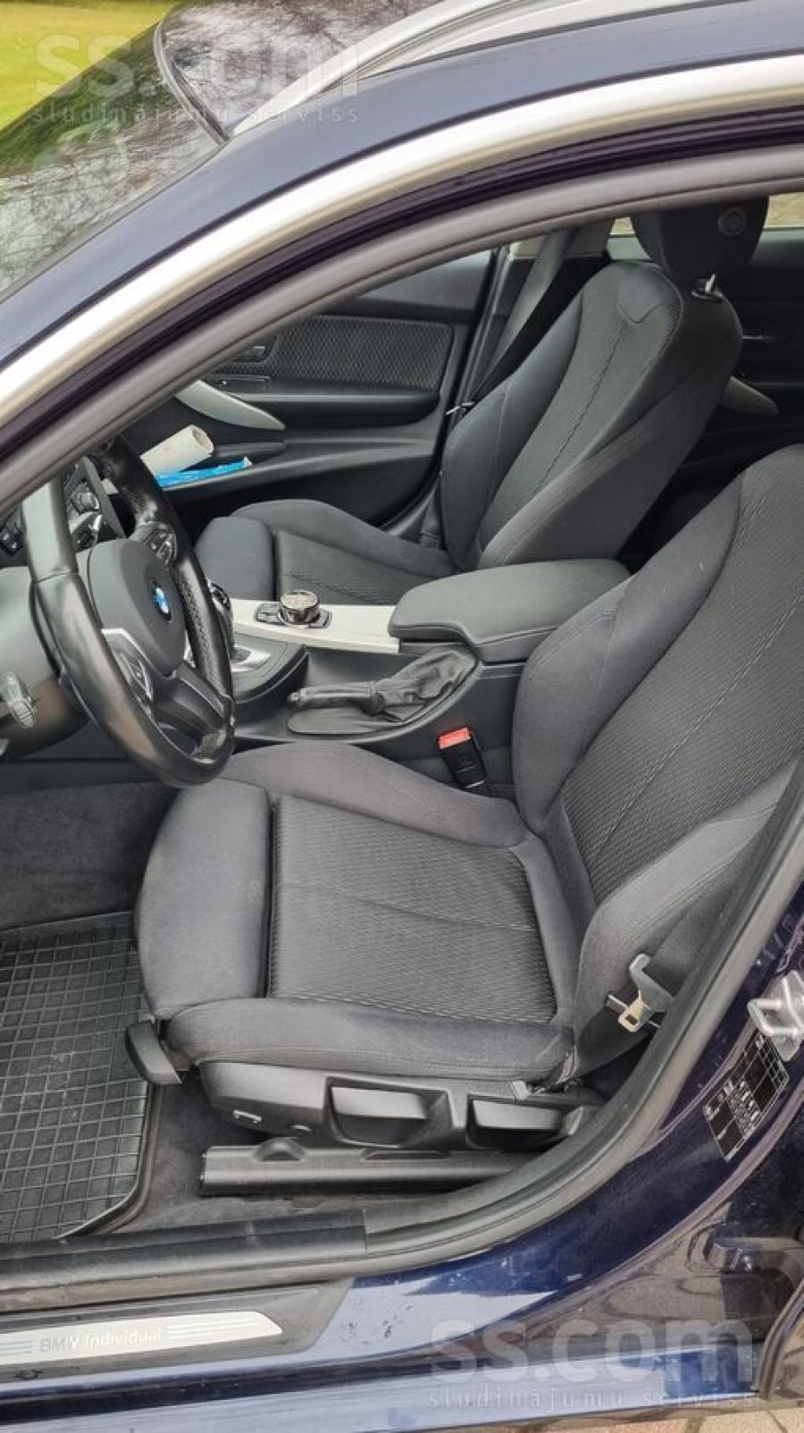 Blue BMW 320 2014 in Jelgava, with an engine capacity of 2.00 L and mileage of 245 thousand km for 9550 €, photo 10 on AUTOMOTO.COM.LV