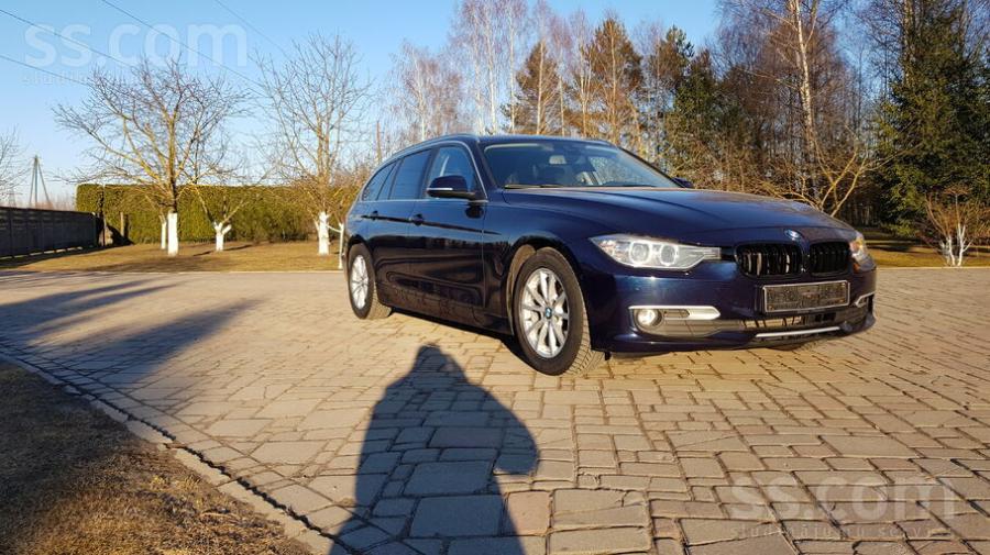 Blue BMW 320 2014 in Jelgava, with an engine capacity of 2.00 L and mileage of 245 thousand km for 9550 €, photo 12 on AUTOMOTO.COM.LV