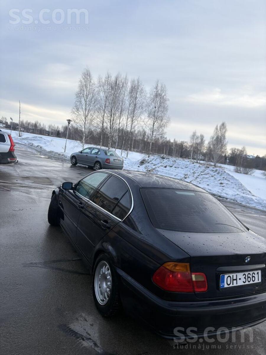 Blue BMW 320 1998 in Saldus, with an engine capacity of 2.00 L and mileage of 450 thousand km for 1700 €, photo 4 on AUTOMOTO.COM.LV