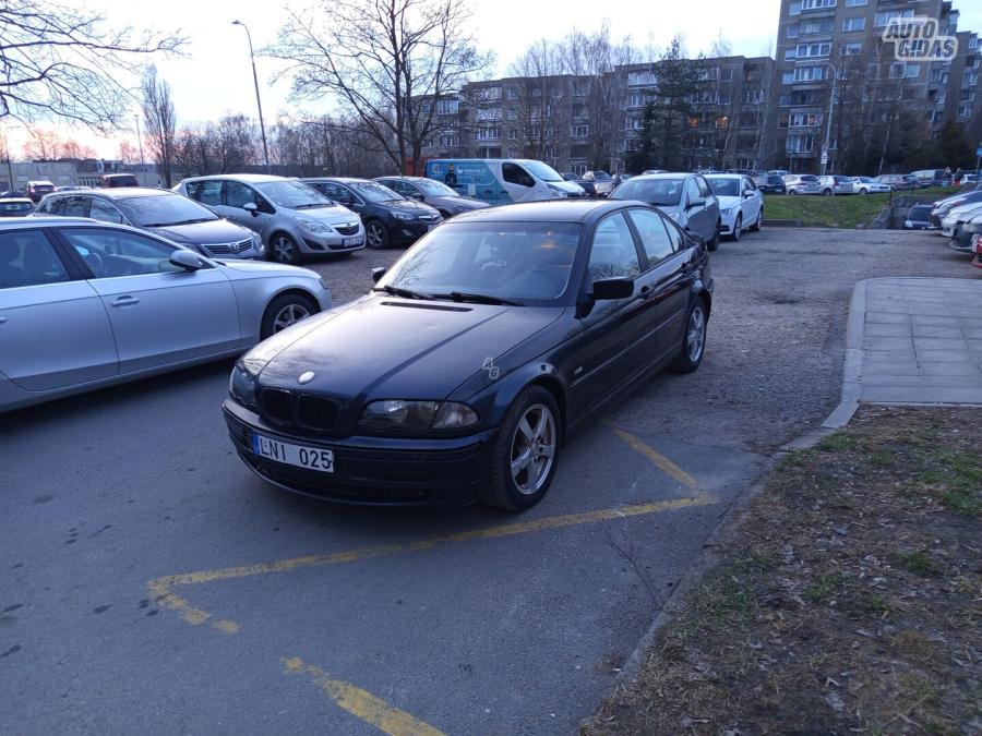 Blue BMW 320 1999 in Vilnius, with an engine capacity of 2.00 L and mileage of 400 thousand km for 1000 €, photo 4 on AUTOMOTO.COM.LV