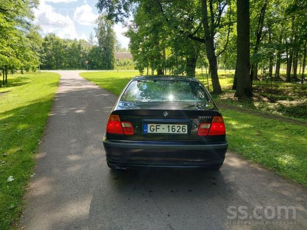 Blue BMW 320 1999 in Rezekne, with an engine capacity of 2.80 L and mileage of 327 thousand km for 3100 €, photo 4 on AUTOMOTO.COM.LV