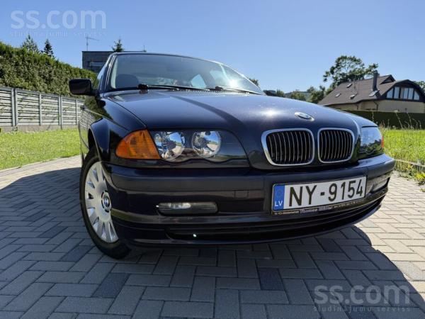 Blue BMW 320 1999 in Riga, with an engine capacity of 2.00 L and mileage of 225 thousand km for 2200 €, photo 5 on AUTOMOTO.COM.LV