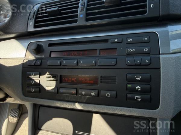 Blue BMW 320 1999 in Riga, with an engine capacity of 2.00 L and mileage of 225 thousand km for 2200 €, photo 10 on AUTOMOTO.COM.LV