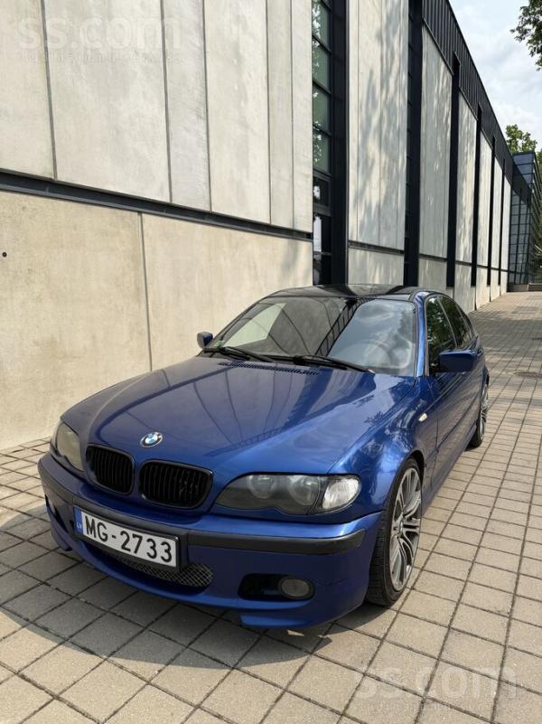 Blue BMW 320 2001 in Tukums, with an engine capacity of 2.00 L and mileage of 320 thousand km for 6700 €, photo 1 on AUTOMOTO.COM.LV
