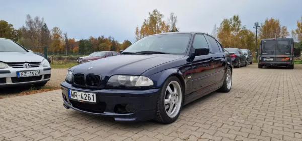 Blue BMW 320 2001 in Valmiera, with an engine capacity of 2.00 L and mileage of 377 thousand km for 2700 €, photo 6 on AUTOMOTO.COM.LV