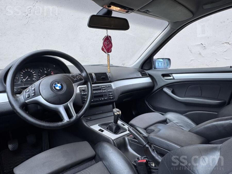 Blue BMW 320 2001 in Riga, with an engine capacity of 2.00 L and mileage of 413 thousand km for 1990 €, photo 14 on AUTOMOTO.COM.LV