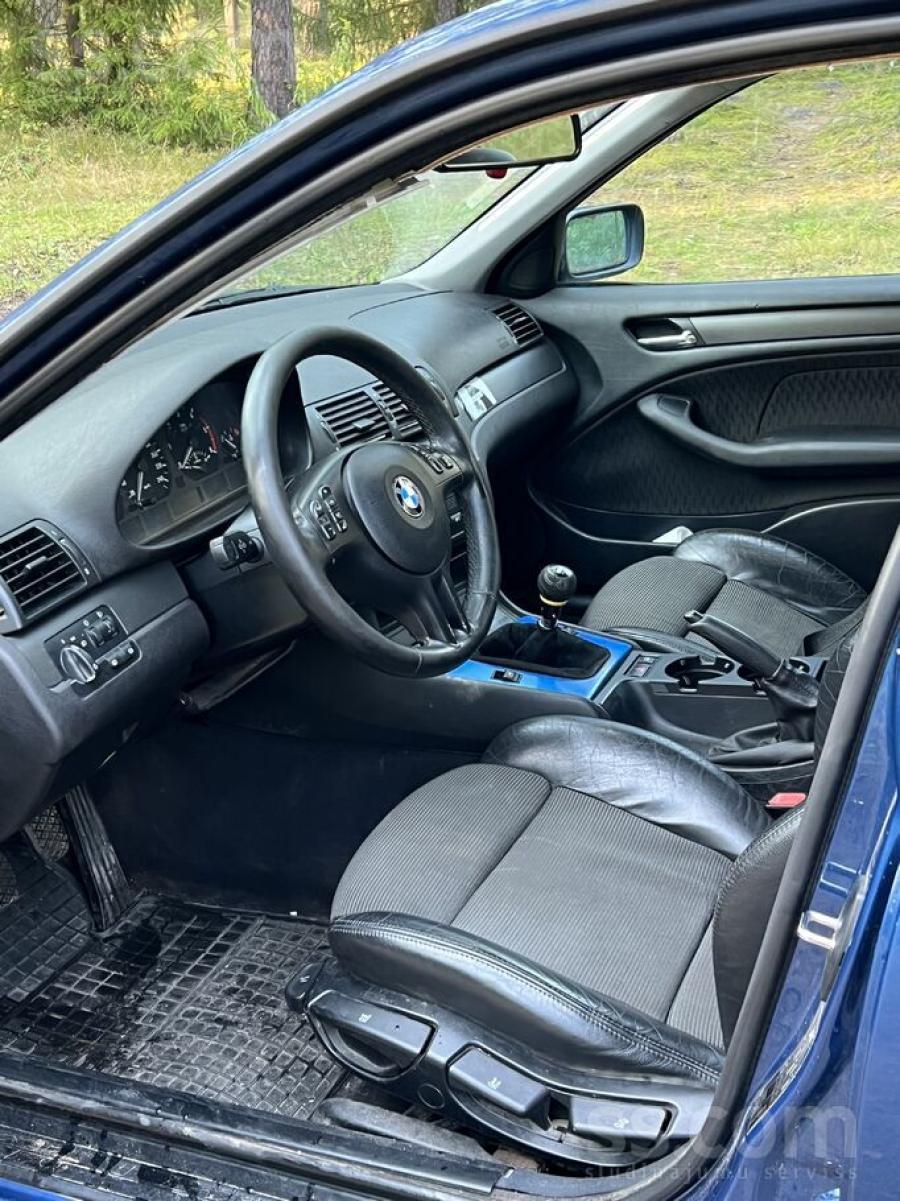 Blue BMW 320 2001 in Riga, with an engine capacity of 2.00 L and mileage of 336 thousand km for 1350 €, photo 6 on AUTOMOTO.COM.LV