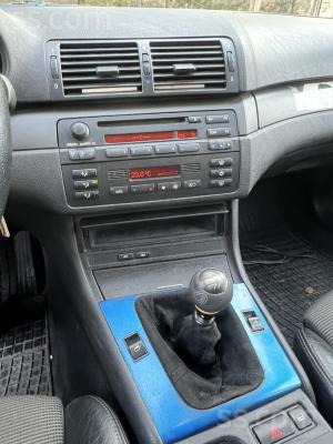 Blue BMW 320 2001 in Riga, with an engine capacity of 2.00 L and mileage of 336 thousand km for 1350 €, photo 9 on AUTOMOTO.COM.LV