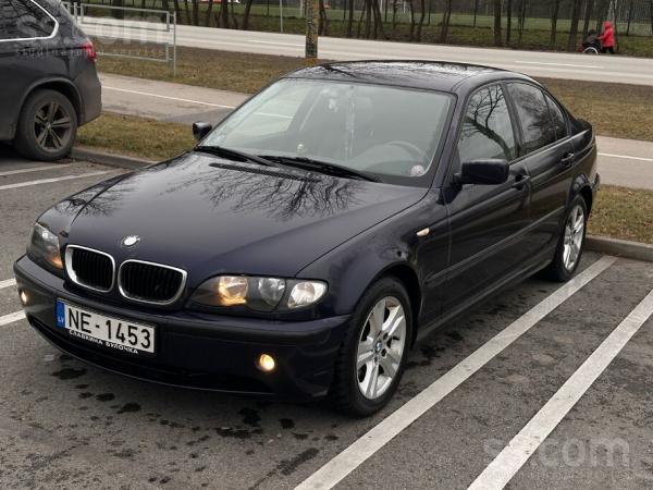 Blue BMW 320 2002 in Riga, with an engine capacity of 2.00 L and mileage of 400 thousand km for 2800 €, photo 1 on AUTOMOTO.COM.LV