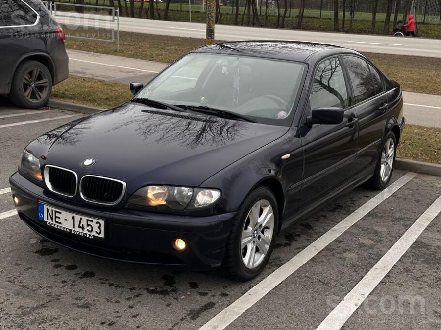 Blue BMW 320 2002 in Riga, with an engine capacity of 2.00 L and mileage of 400 thousand km for 2800 €, photo 1 on AUTOMOTO.COM.LV