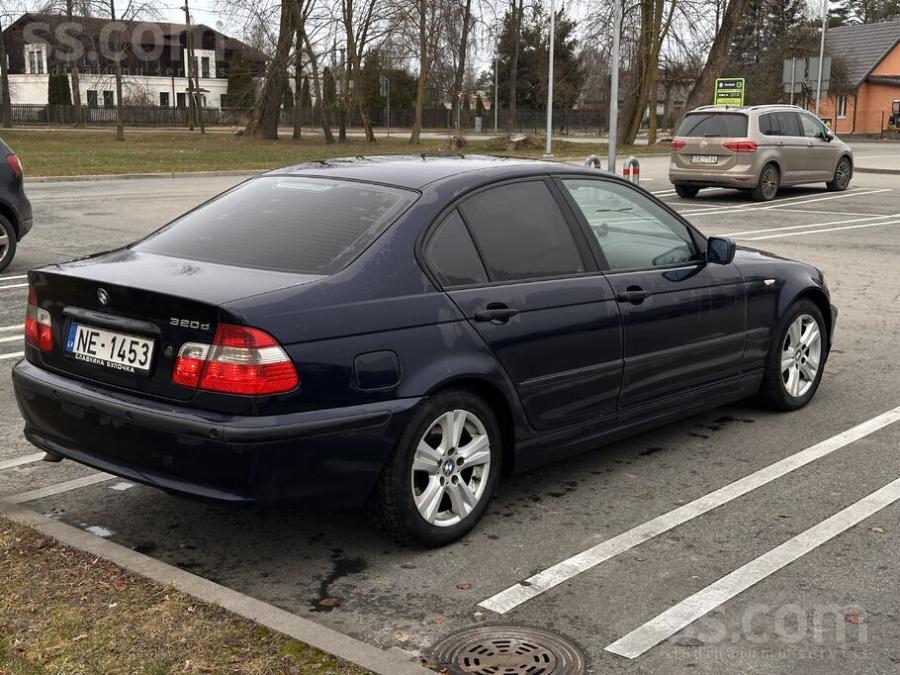 Blue BMW 320 2002 in Riga, with an engine capacity of 2.00 L and mileage of 400 thousand km for 2800 €, photo 12 on AUTOMOTO.COM.LV