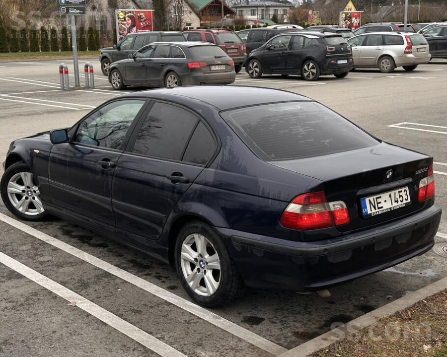 Blue BMW 320 2002 in Riga, with an engine capacity of 2.00 L and mileage of 400 thousand km for 2800 €, photo 17 on AUTOMOTO.COM.LV