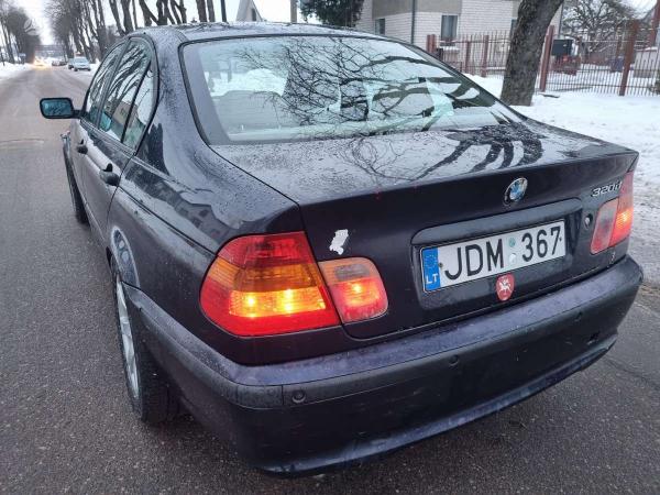 Blue BMW 320 2002 in Alytus, with an engine capacity of 2.00 L and mileage of 318 thousand km for 1350 €, photo 1 on AUTOMOTO.COM.LV