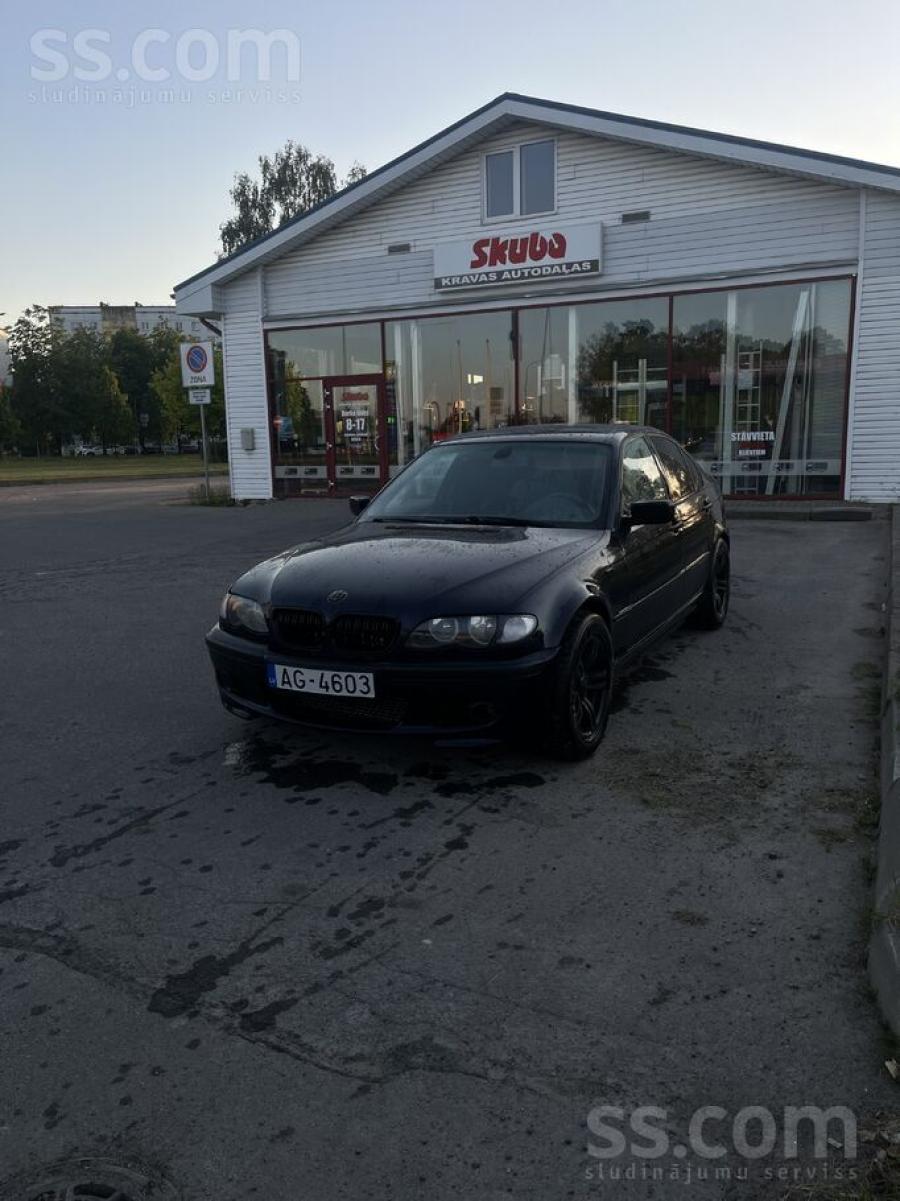 Blue BMW 320 2002 in Riga, with an engine capacity of 2.00 L and mileage of 400 thousand km for 2000 €, photo 1 on AUTOMOTO.COM.LV