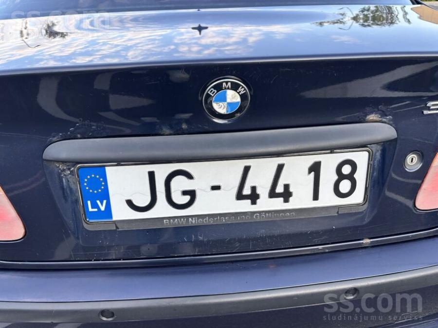 Zils BMW 320 2002 Rīga, ar dzinēja tilpumu 2.00 L un nobraukumu 303 tūkst. km par 2300 €, foto 9 vietnē AUTOMOTO.COM.LV