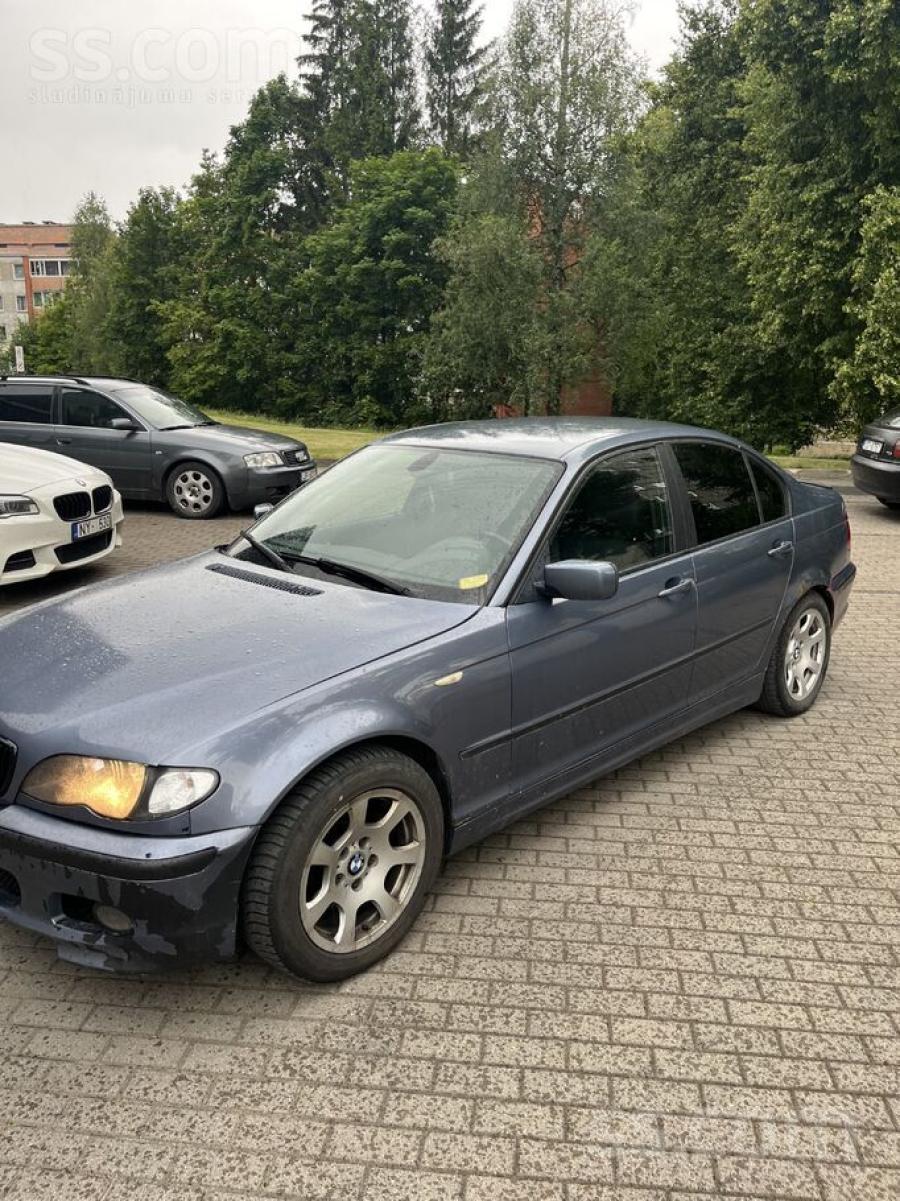 Blue BMW 320 2003 in Rezekne, with an engine capacity of 2.00 L and mileage of 315 thousand km for 1520 €, photo 2 on AUTOMOTO.COM.LV