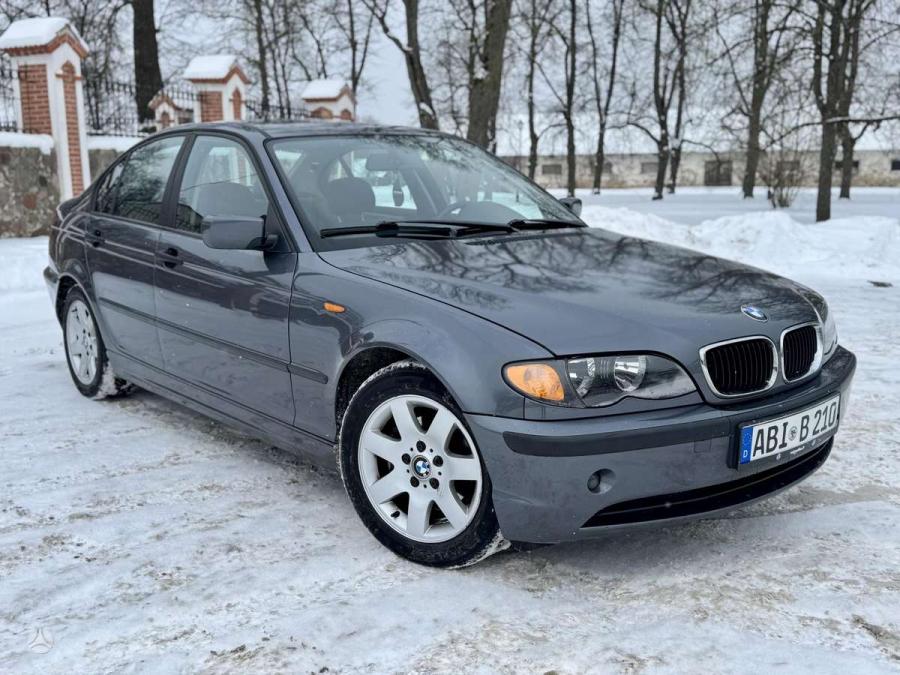 Blue BMW 320 2003 in Vilnius, with an engine capacity of 2.00 L and mileage of 312 thousand km for 3200 €, photo 1 on AUTOMOTO.COM.LV