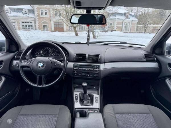 Blue BMW 320 2003 in Vilnius, with an engine capacity of 2.00 L and mileage of 312 thousand km for 3200 €, photo 7 on AUTOMOTO.COM.LV