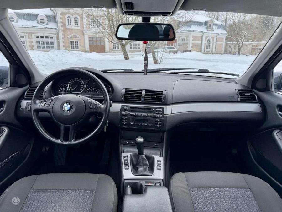 Blue BMW 320 2003 in Vilnius, with an engine capacity of 2.00 L and mileage of 312 thousand km for 3200 €, photo 7 on AUTOMOTO.COM.LV