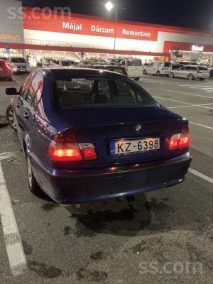 Zils BMW 320 2003 Rīga, ar dzinēja tilpumu 2.00 L un nobraukumu 411 tūkst. km par 2400 €, foto 6 vietnē AUTOMOTO.COM.LV