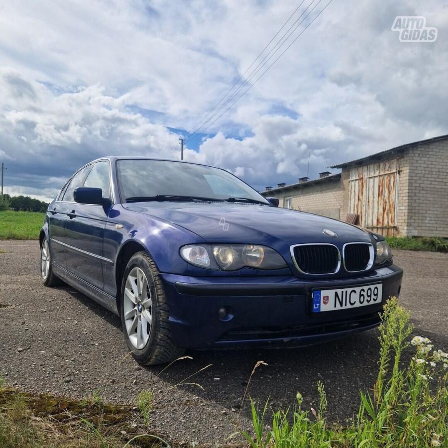 Blue BMW 320 2003 in Vilnius, with an engine capacity of 2.00 L and mileage of 494 thousand km for 1650 €, photo 1 on AUTOMOTO.COM.LV