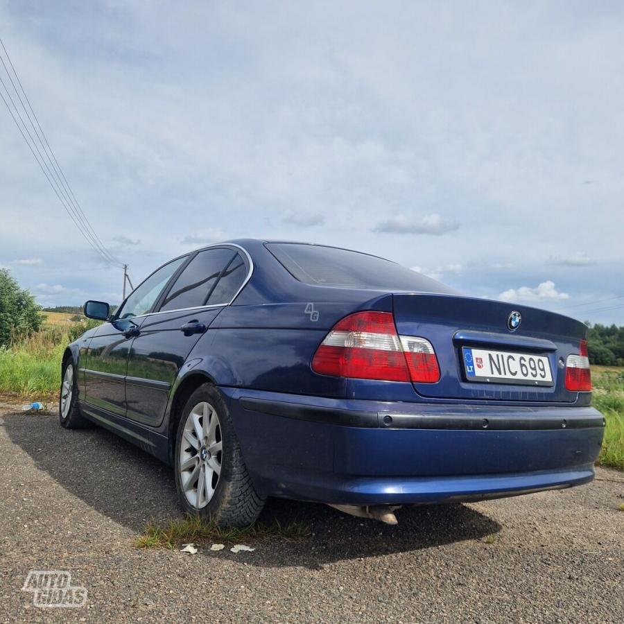 Blue BMW 320 2003 in Vilnius, with an engine capacity of 2.00 L and mileage of 494 thousand km for 1650 €, photo 3 on AUTOMOTO.COM.LV