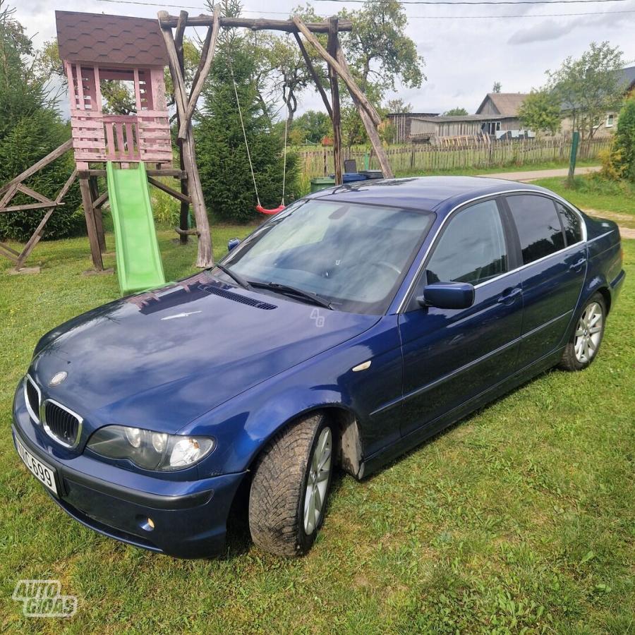 Blue BMW 320 2003 in Vilnius, with an engine capacity of 2.00 L and mileage of 494 thousand km for 1650 €, photo 6 on AUTOMOTO.COM.LV