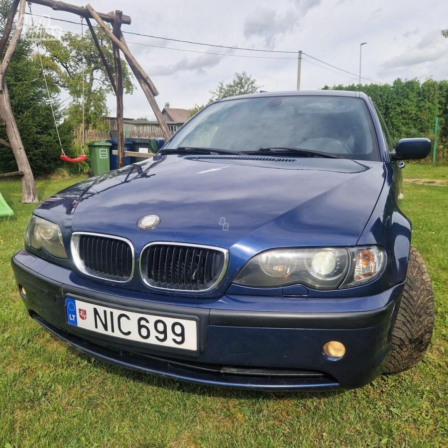 Blue BMW 320 2003 in Vilnius, with an engine capacity of 2.00 L and mileage of 494 thousand km for 1650 €, photo 12 on AUTOMOTO.COM.LV